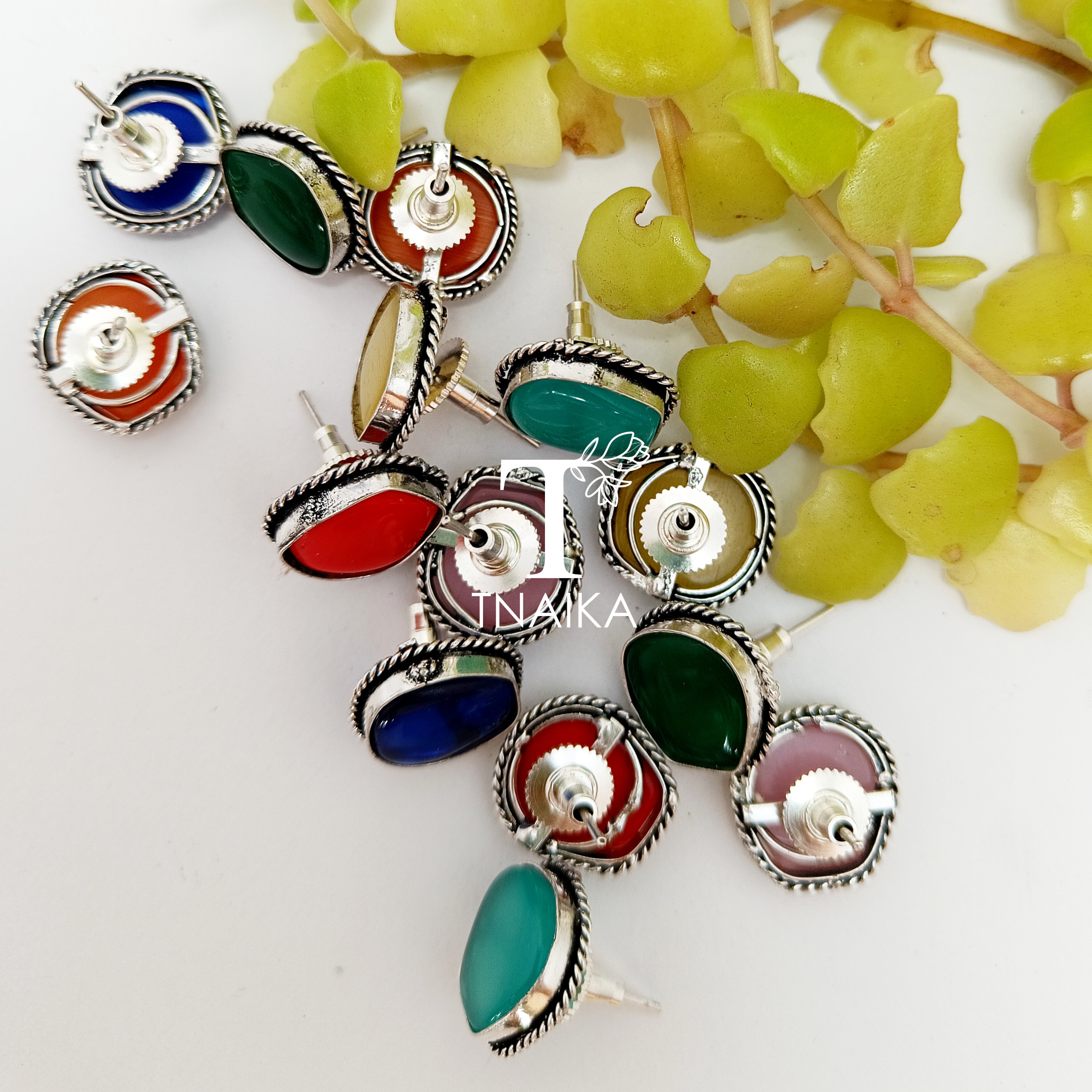 Semi-Precious Stone Studs: Discover Our Stunning Collection – Tnaika™